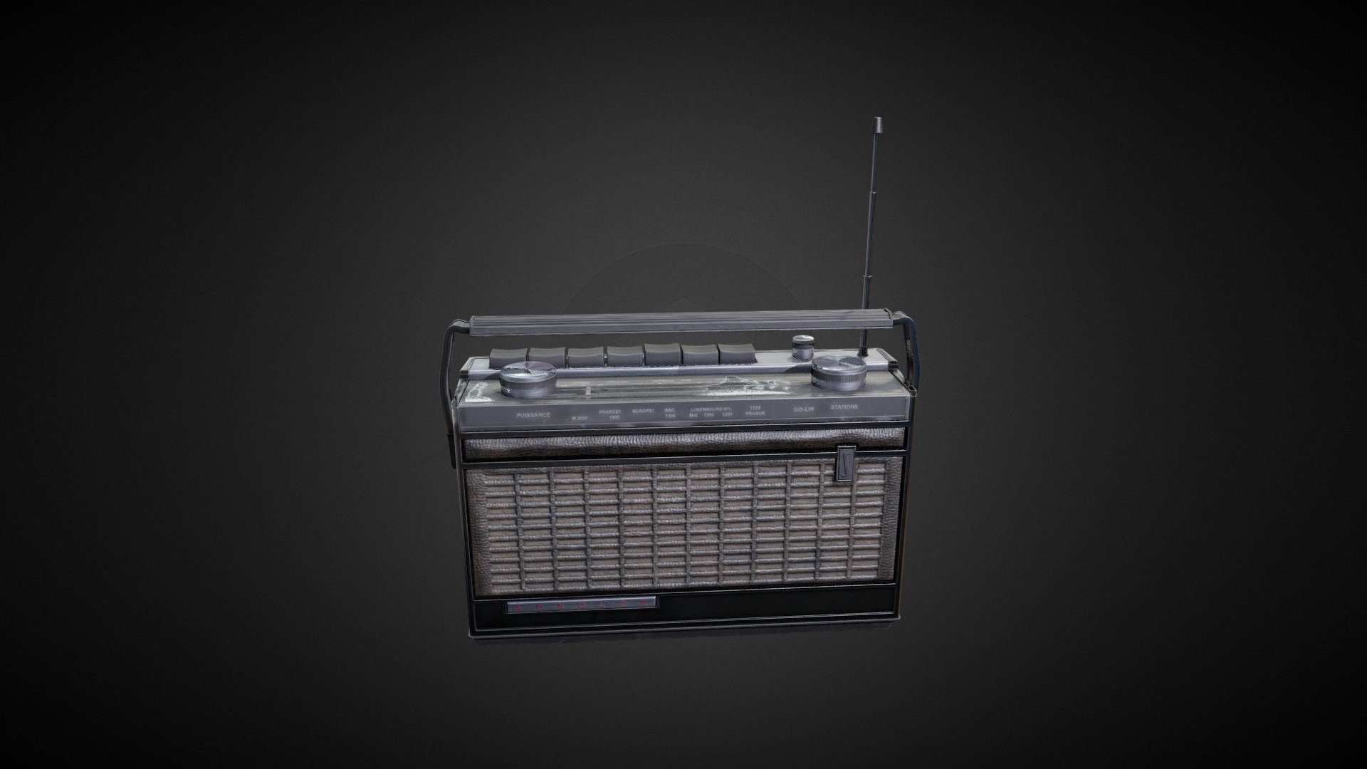 Radio station - 3D model by dimitrycarre [1a5a3e0] - Sketchfab