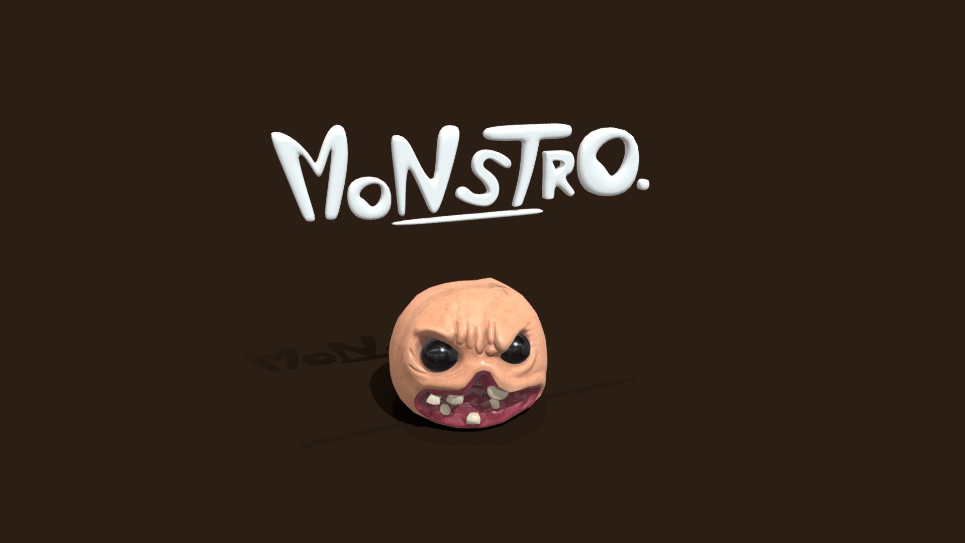 Monstro FanArt - 3D model by F.Art [1a5b701] - Sketchfab