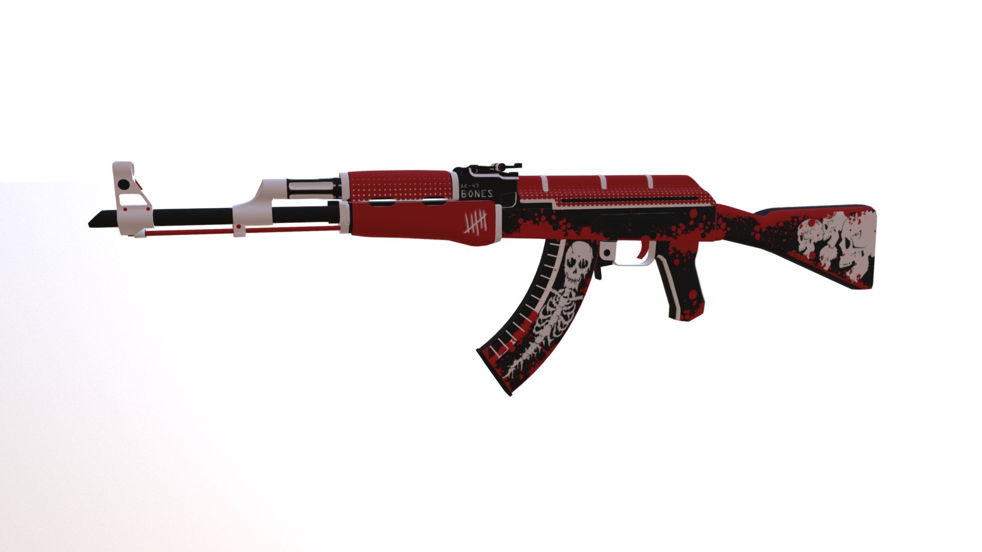 AK-47 | Bones - 3D model by paullie [1a5e11d] - Sketchfab