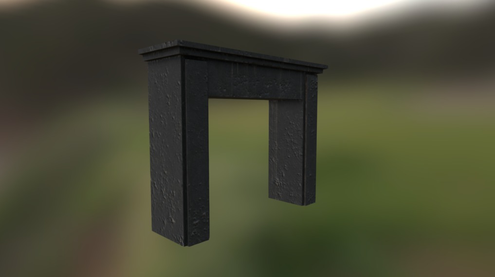 Fireplace Decay - 3D model by Creyes [1a61a43] - Sketchfab