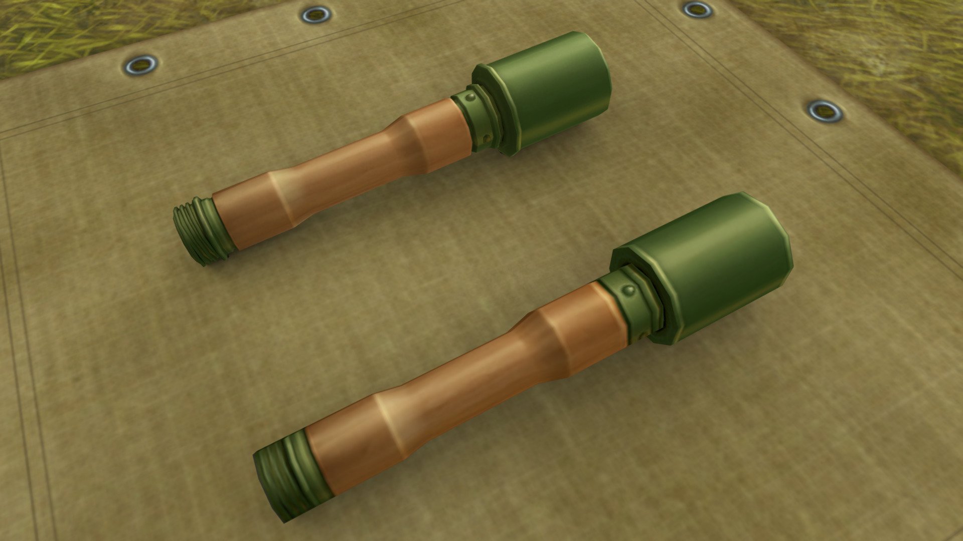 Hand-Painted M-24 (German) Grenade Model - 3D model by GrunoKromer ...