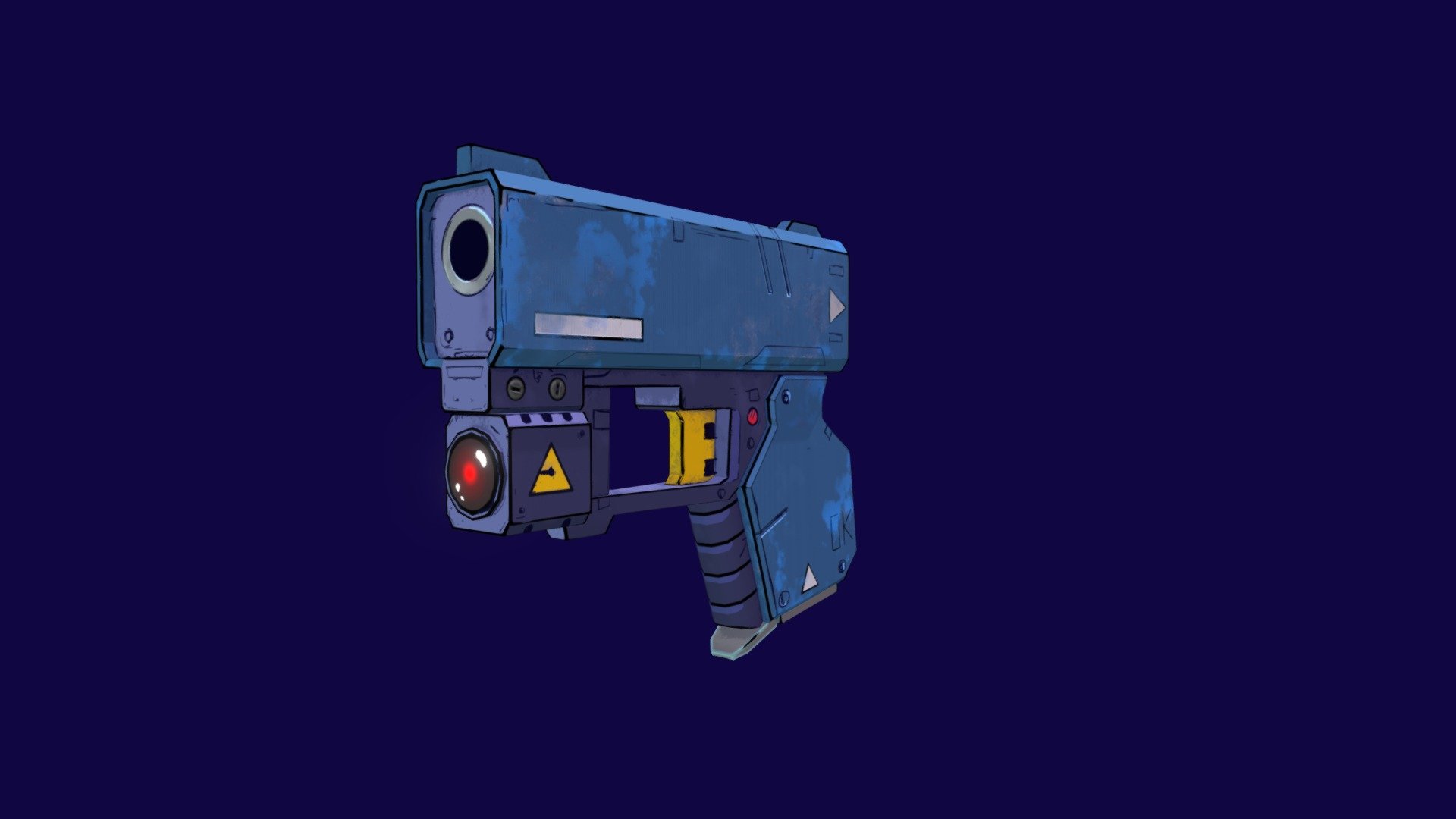 Hand Gun - 3D model by soupsi (@soupsii) [1a64a6a] - Sketchfab