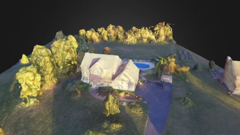DeSantis House - 3D model by Dave Hudak (@hudakd22) [1a64f3d] - Sketchfab