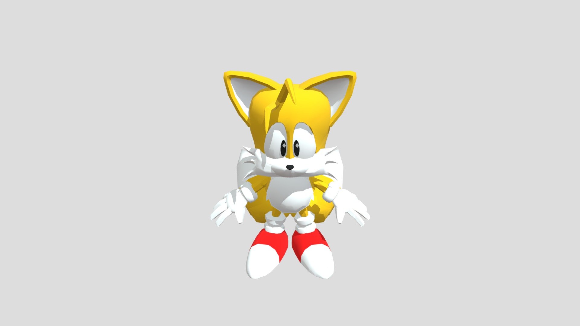 Saturn - Sonic X-treme - Tails - 3D model by Nexshadow [1a658d6 ...