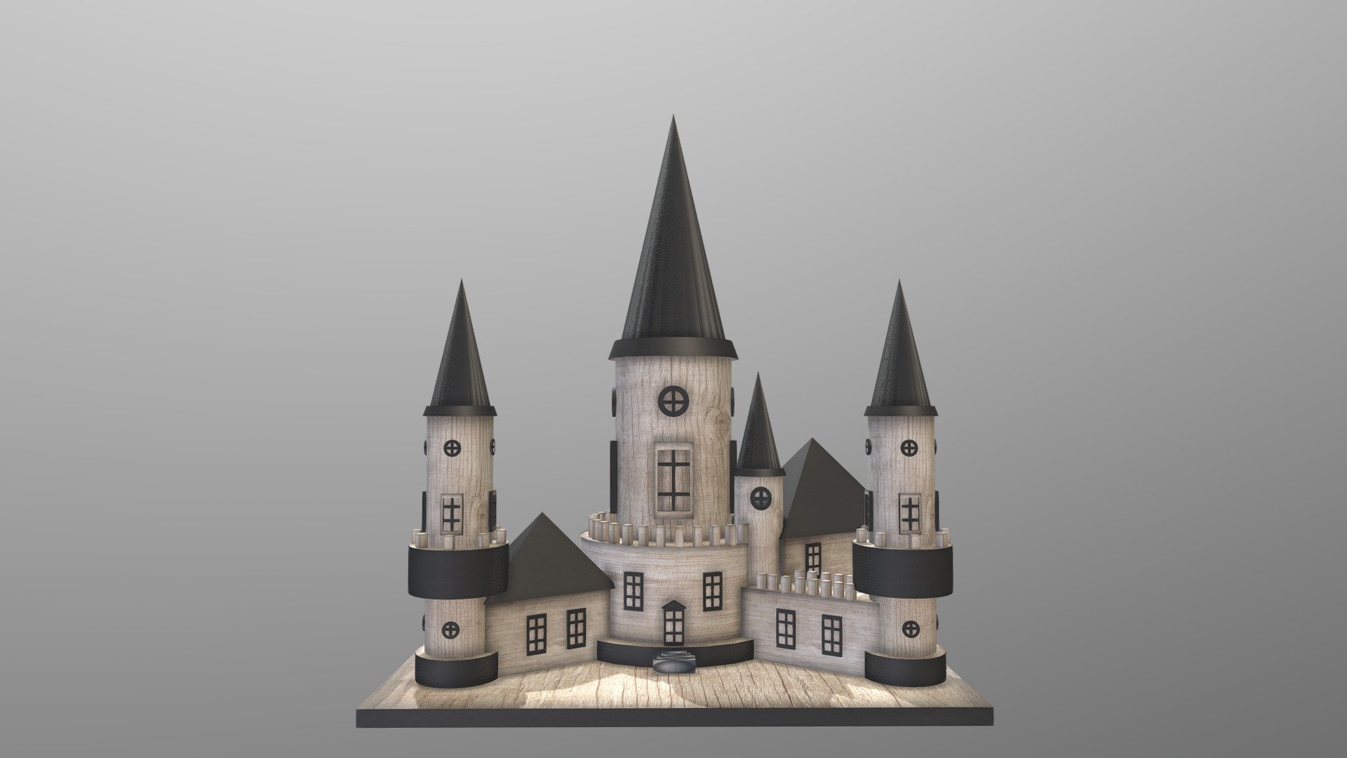 witch castle Miniature - Buy Royalty Free 3D model by USERVIBE ...