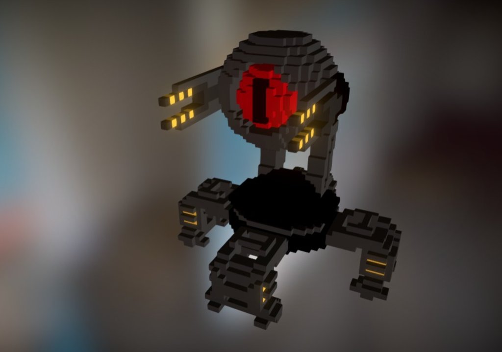 Eye Turret - Download Free 3D model by Aaron XR Dev (@AaronXRdev ...