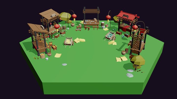Tilemap 3d Models Sketchfab 