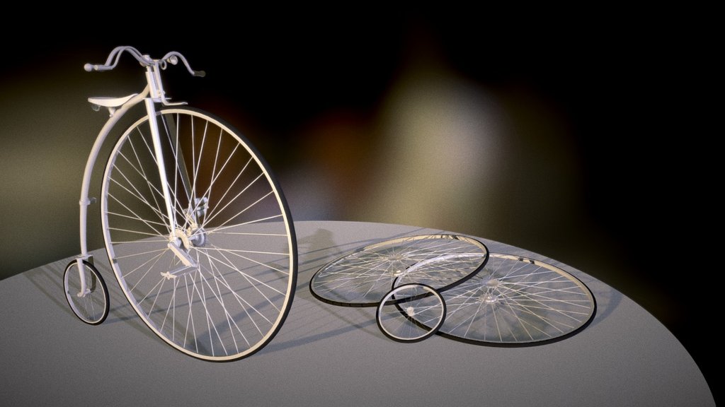 Penny-farthing - WIP - 3D model by haniissa [1a69642] - Sketchfab