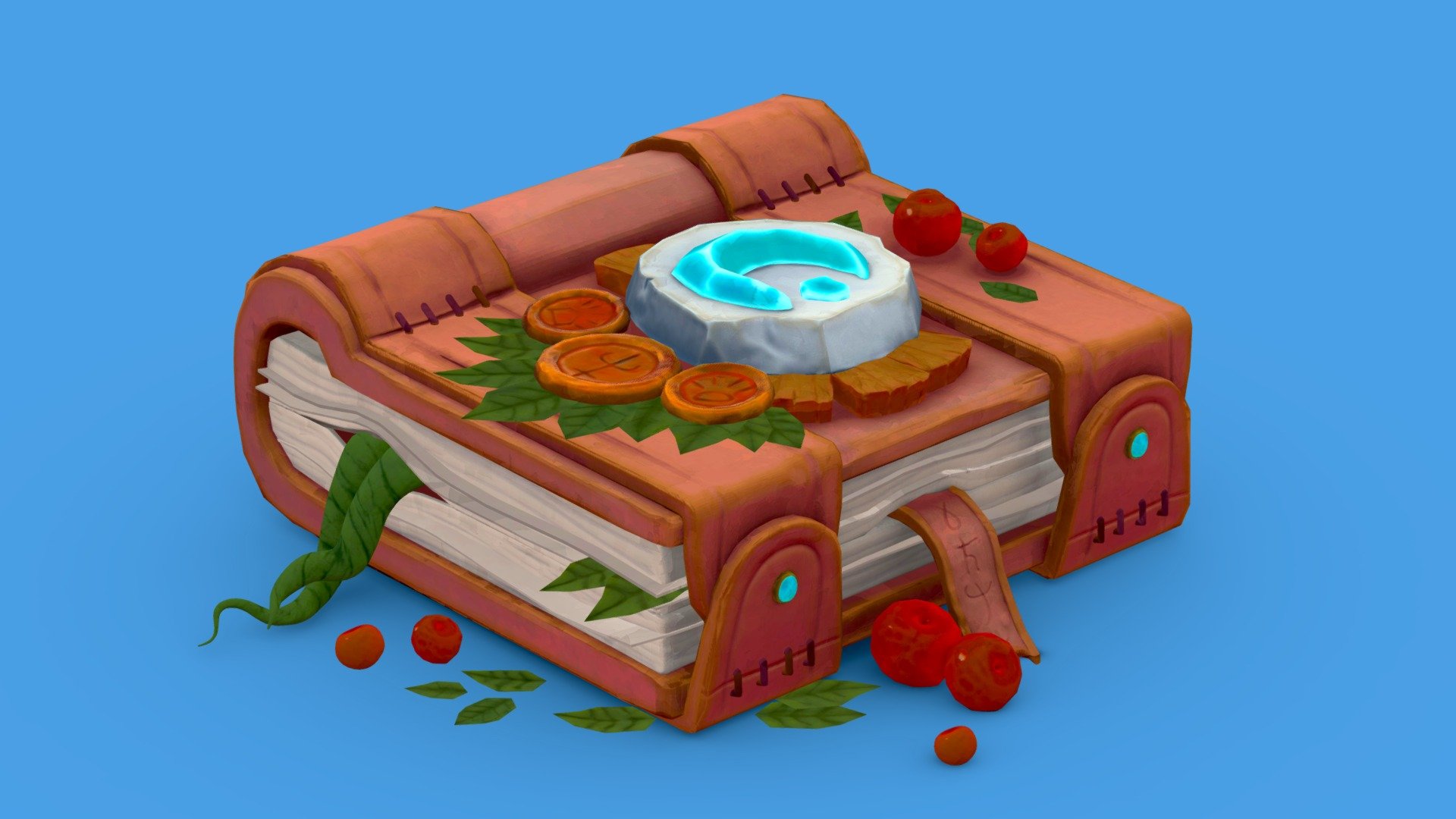 Stylized Book - 3D model by Lucas Lapertosa (@ldlapertosa) [1a6b888 ...
