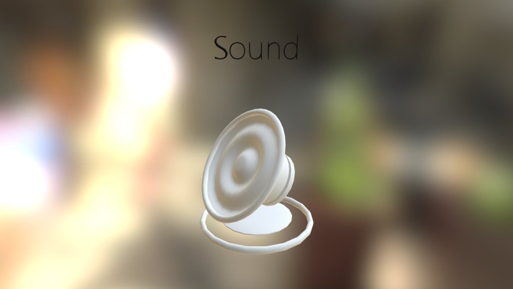 Sound - 3D model by E-spaces [1a6bdb4] - Sketchfab