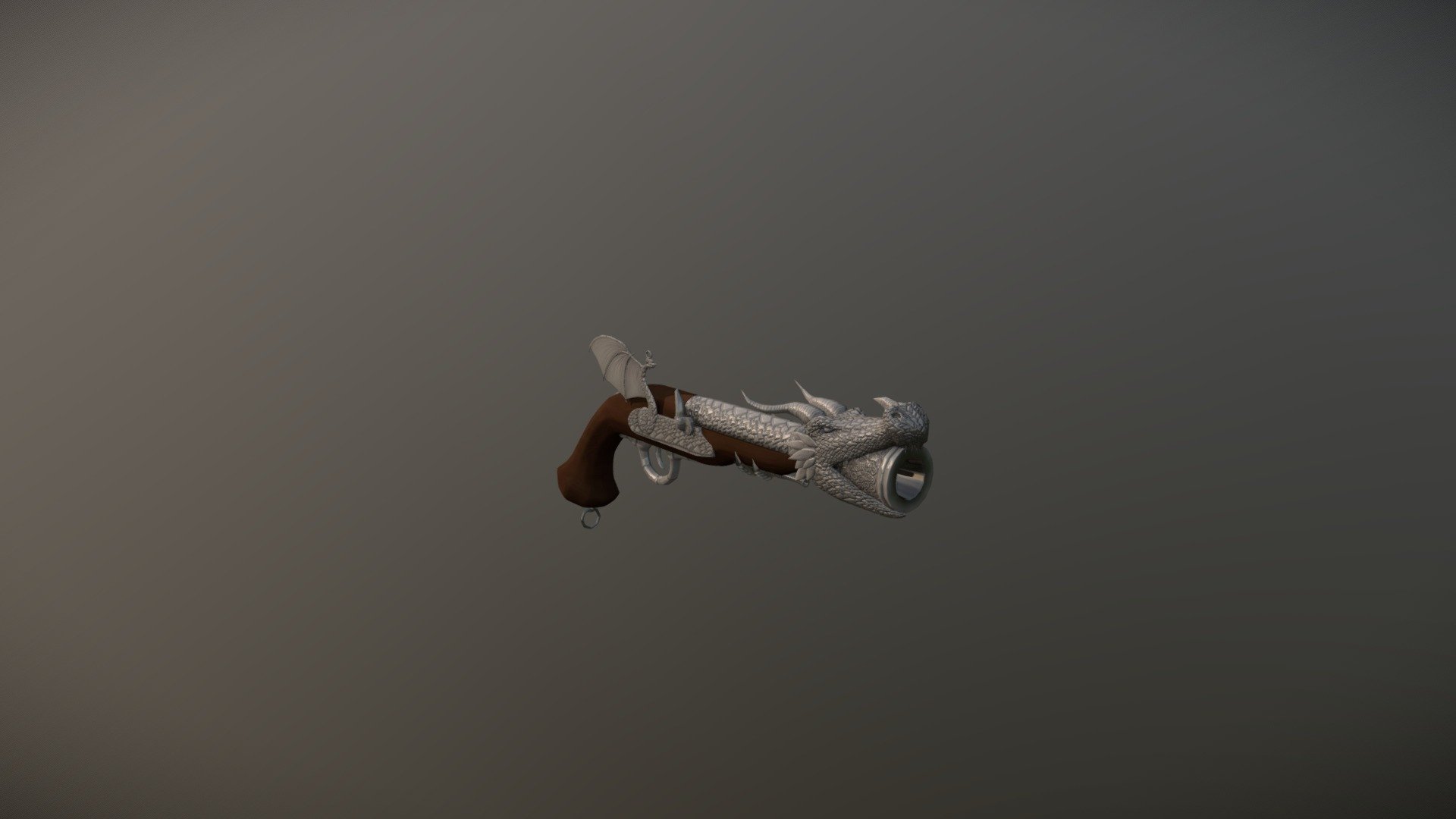 Dragon gun - 3D model by João Francisco Rüdiger Verona (@jjim) [1a6ca0e ...