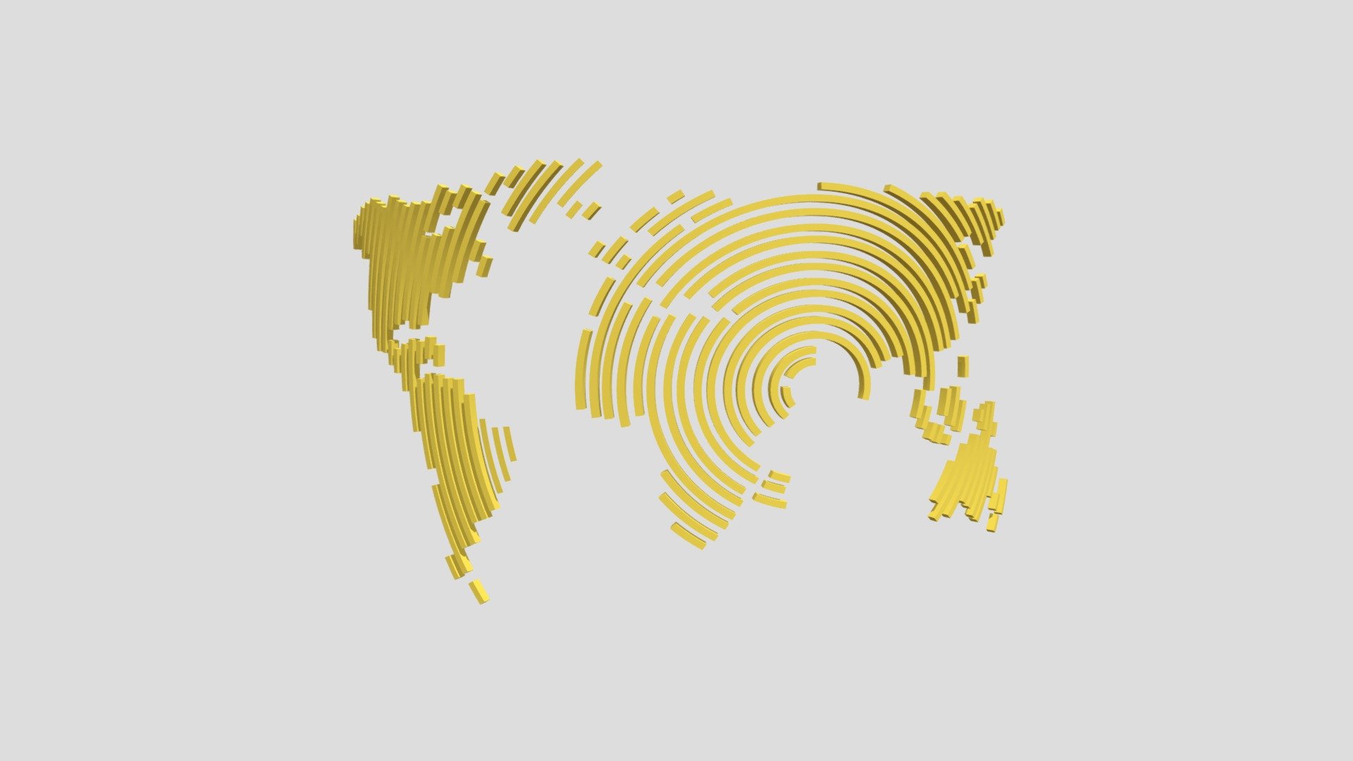 World Map line - 3D model by shanto504 [1a7011e] - Sketchfab