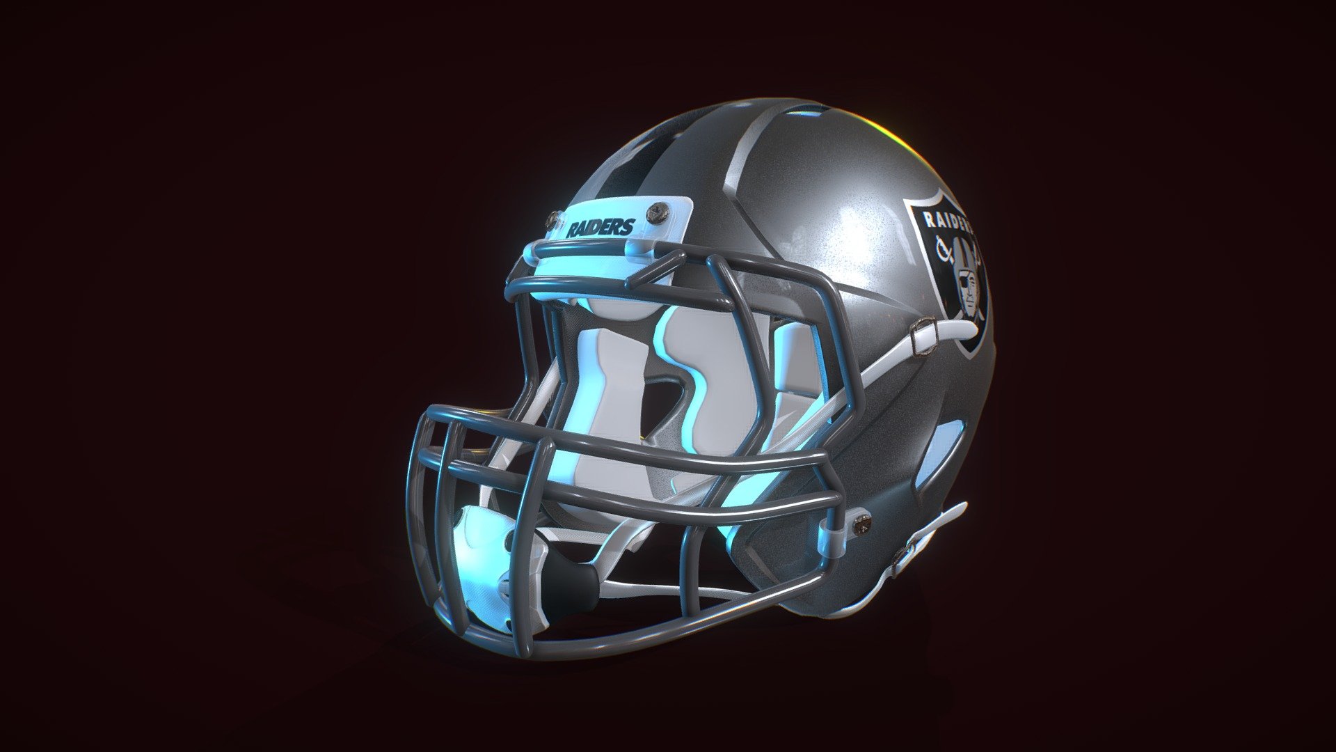 NFL Football Helmet 3D Model By FunkyMunkey rosscobarefoot