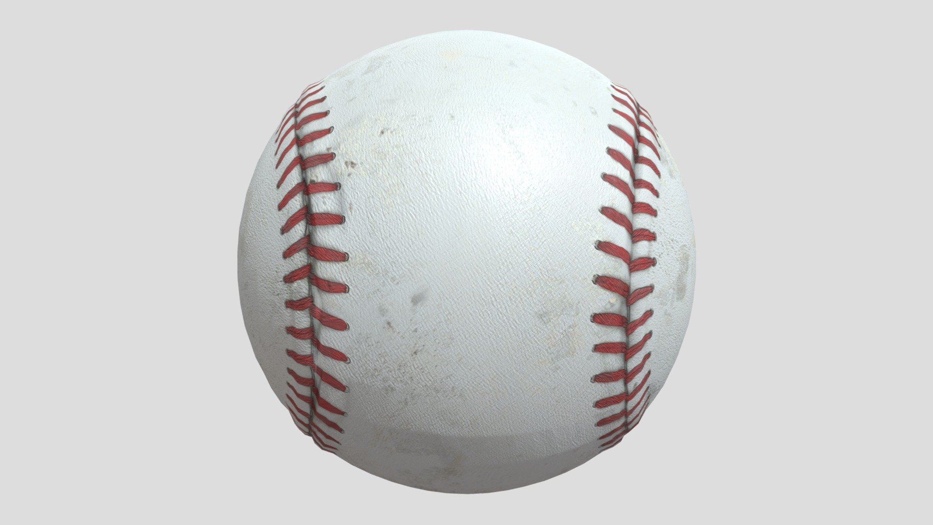 8K Realistic Baseball (By Polyhaven) - Download Free 3D model by ...