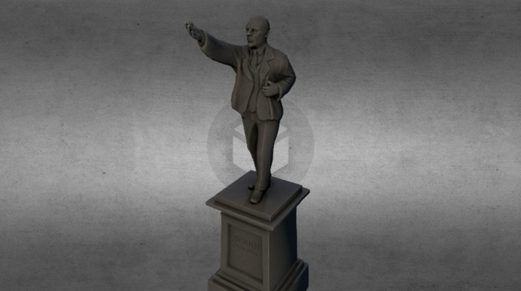 Lenin Monument - 3D model by 3davega [1a7366f] - Sketchfab