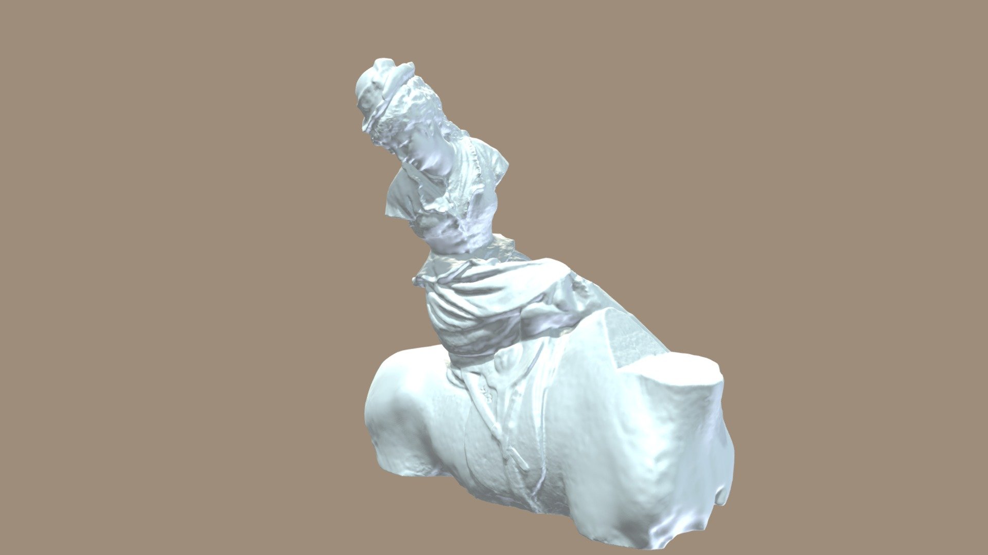 Lady sitting on horse - Download Free 3D model by Kentaurette ...
