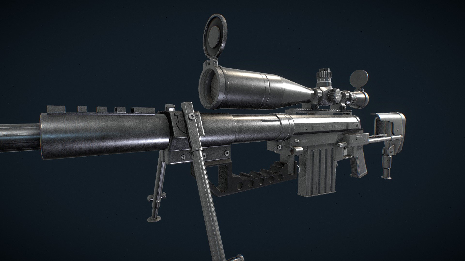 Cheytac M200 Intervention - 3D model by Blak_Vice (@blak352yt) [1a74279 ...
