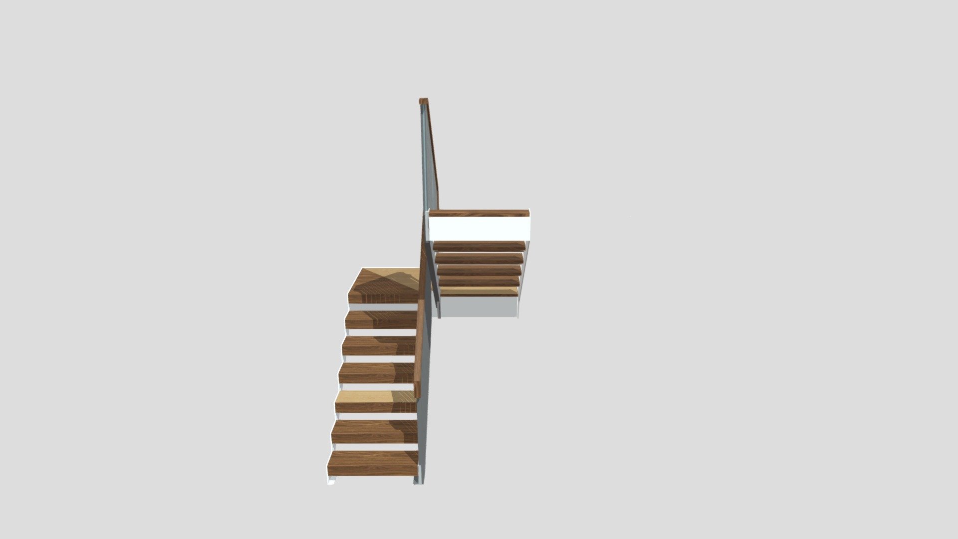 new_seam_open-6UP HL 6UP - 3D model by The Metal Staircase Company ...