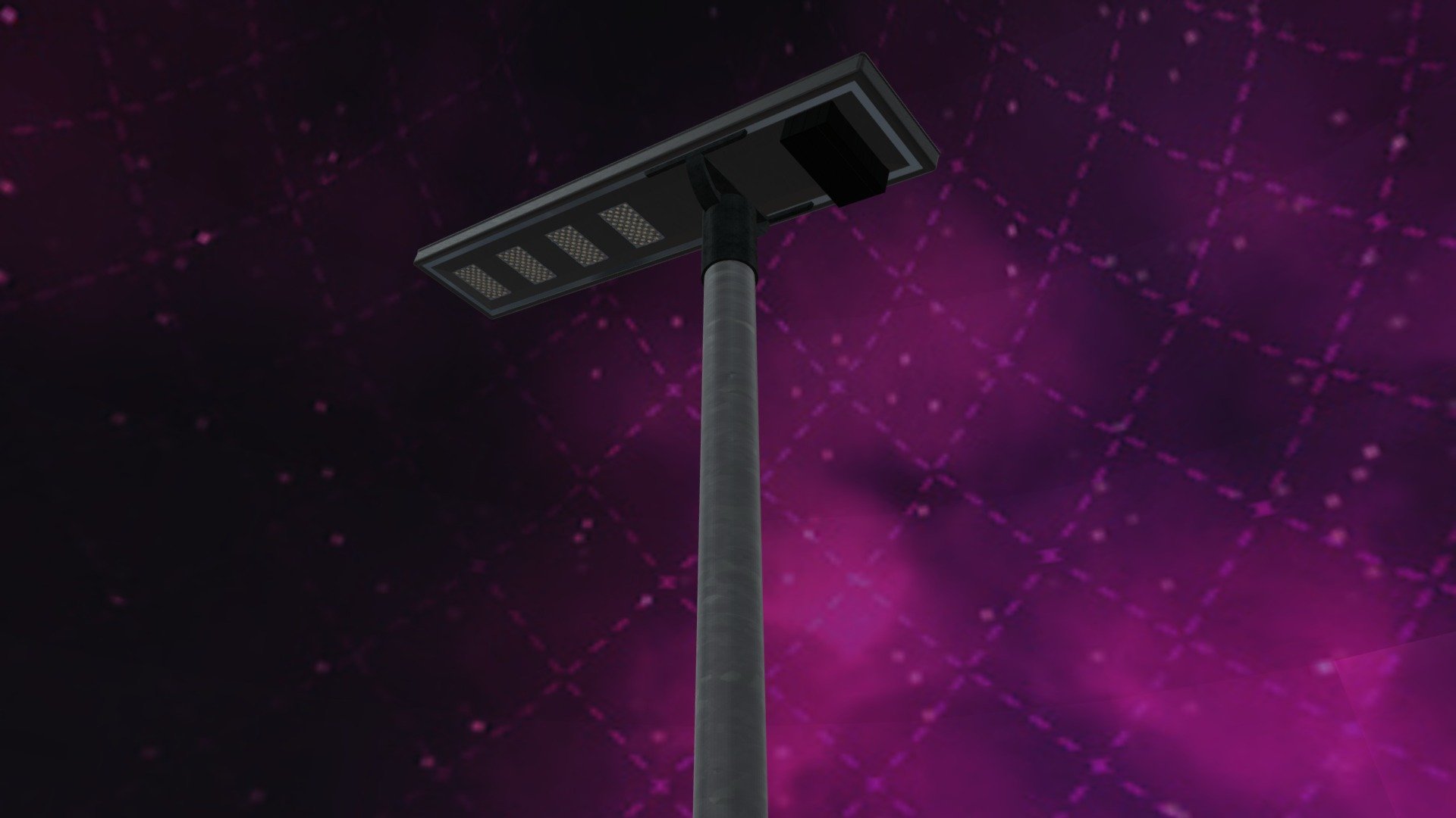 Modern LED Solar Street Light FREE Low Poly - Download Free 3D model by ...