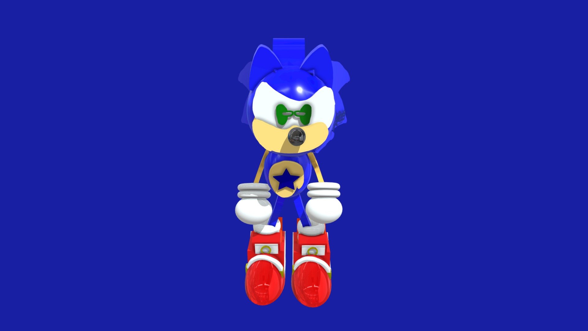 Sonic - Download Free 3D model by SEGA SONIC (@alexreeves) [1a7c0fe ...