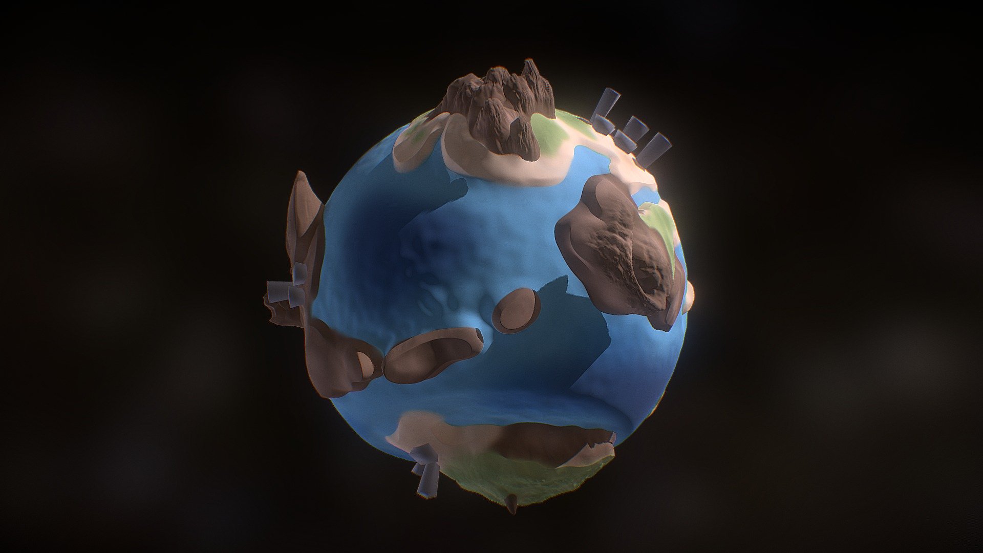 #SculptJanuary19 Day 5 - Spherical - 3D model by Virev [1a7ce53 ...