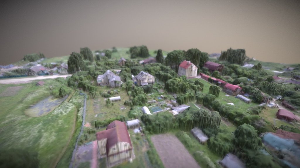 Village - 3D model by aeromap.su [1a7d17a] - Sketchfab