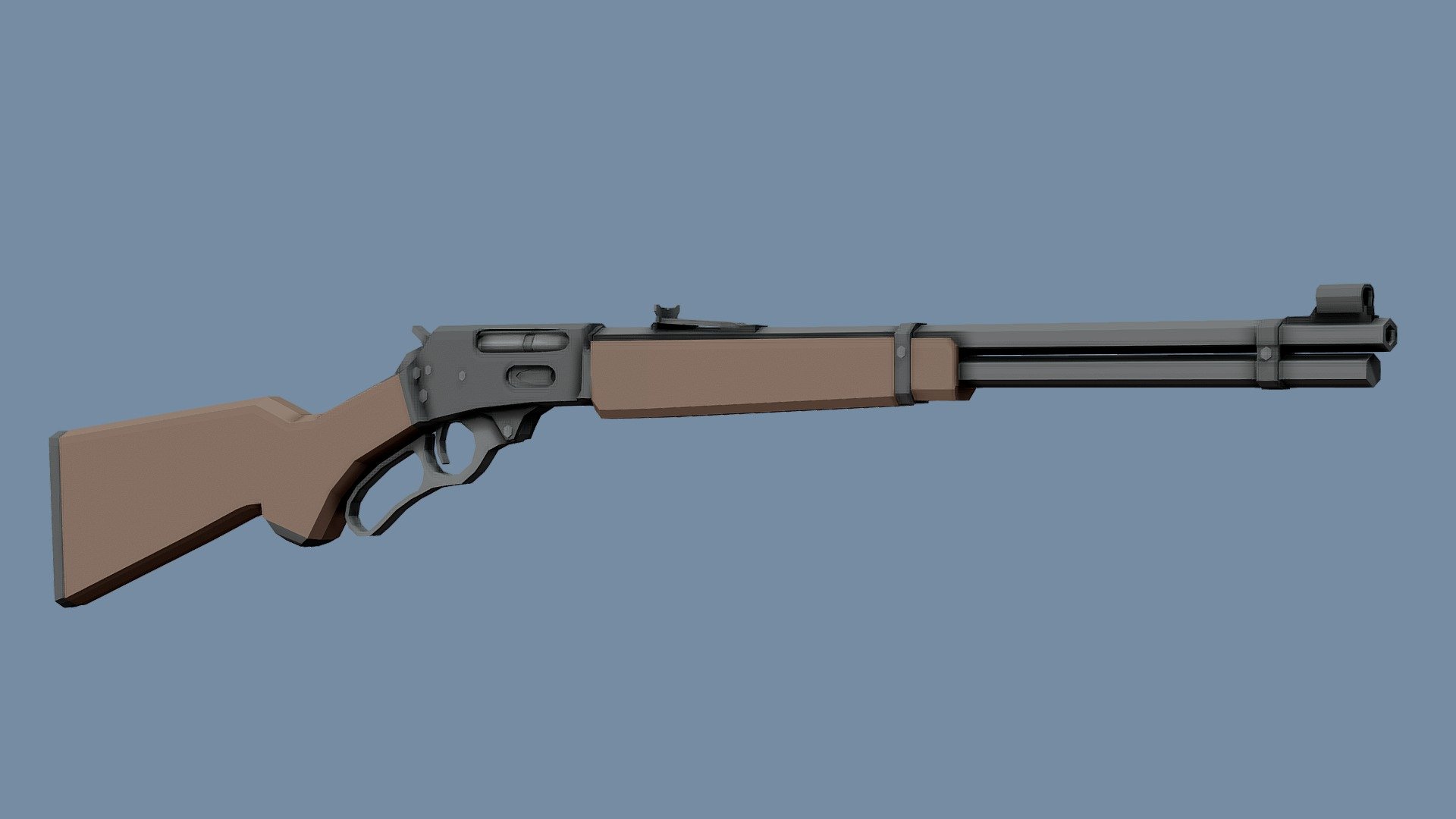Low-Poly Marlin Model 336 - Download Free 3D model by TastyTony ...