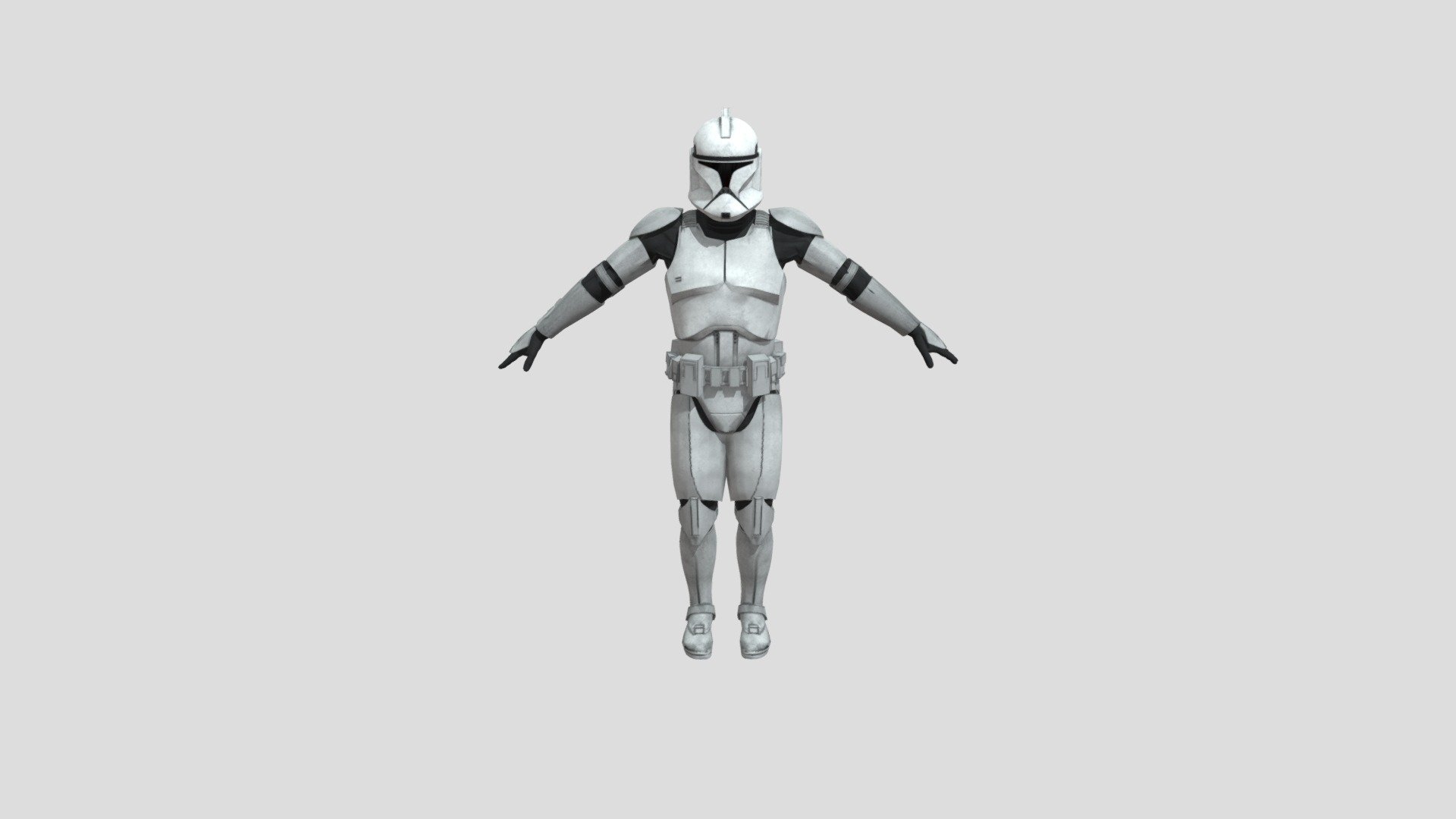 Kiano88 clone trooper phase 1 shiny - Download Free 3D model by ...