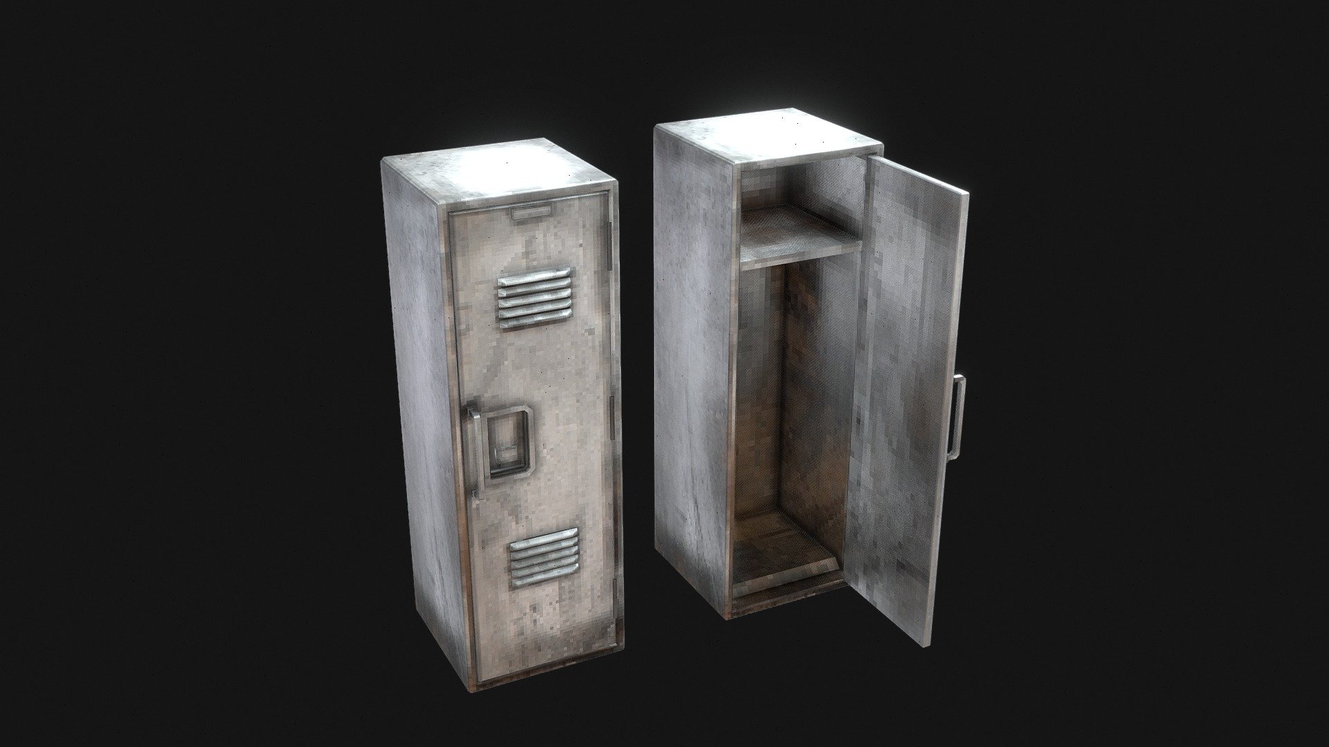 Dirty Locker (256x256 Retro) - Download Free 3D model by xylvnking ...