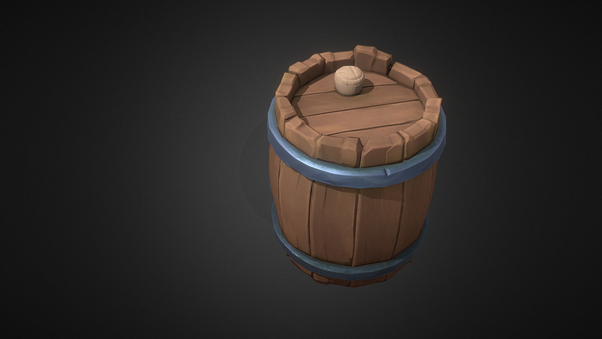 3D Stylized barrel - 3D model by josby64 [1a7fbc6] - Sketchfab