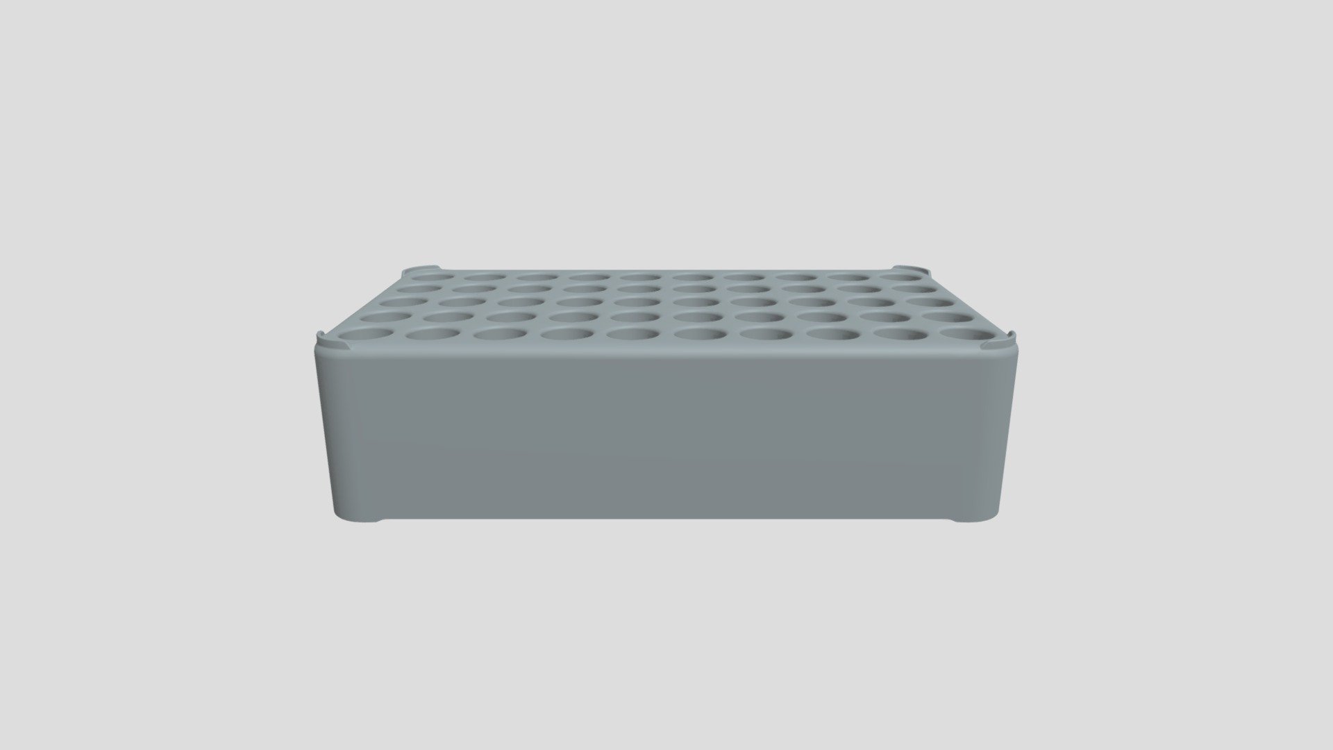 Gray_50_tube_rack - 3D model by jenrichey [1a80e20] - Sketchfab