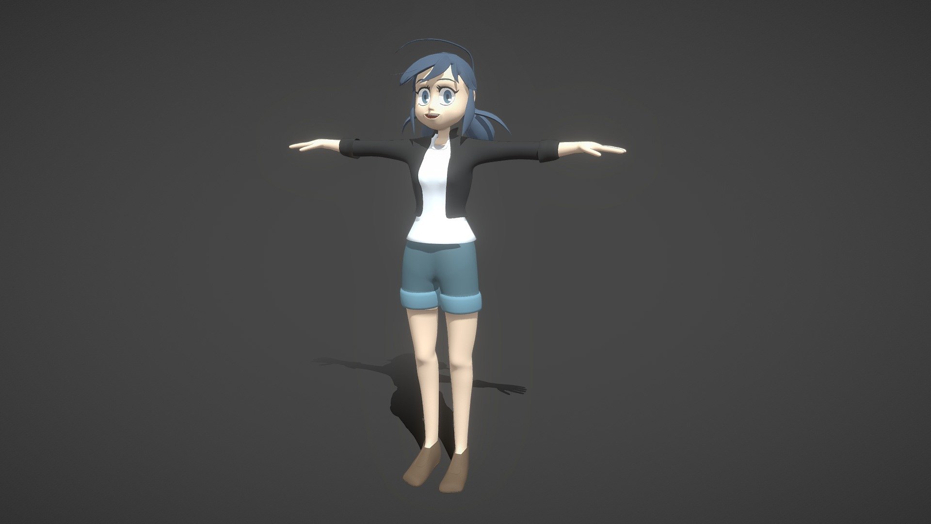 Miraculus Marinette Cartoon - 3D model by Fragalax [1a80e43] - Sketchfab