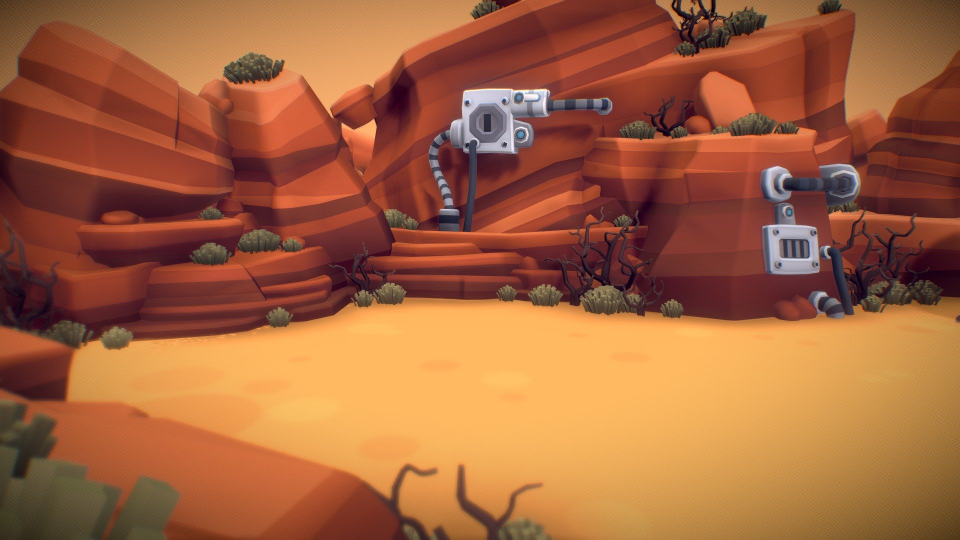 Intro Scene Mockup - Tomb Star - 3D model by BitGem [1a8238a] - Sketchfab