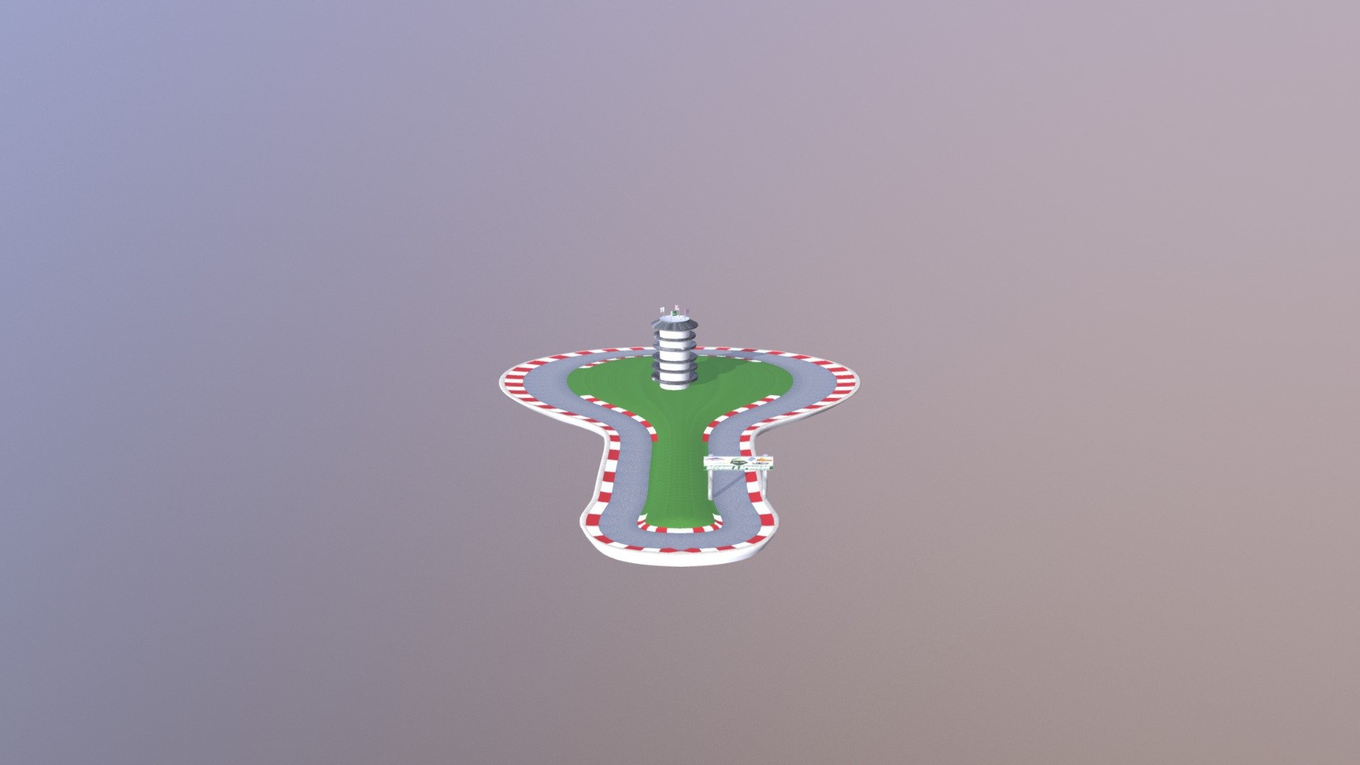 Racetrack - 3D model by Saad 3D Artist (@saadajmal) [1a82e97] - Sketchfab
