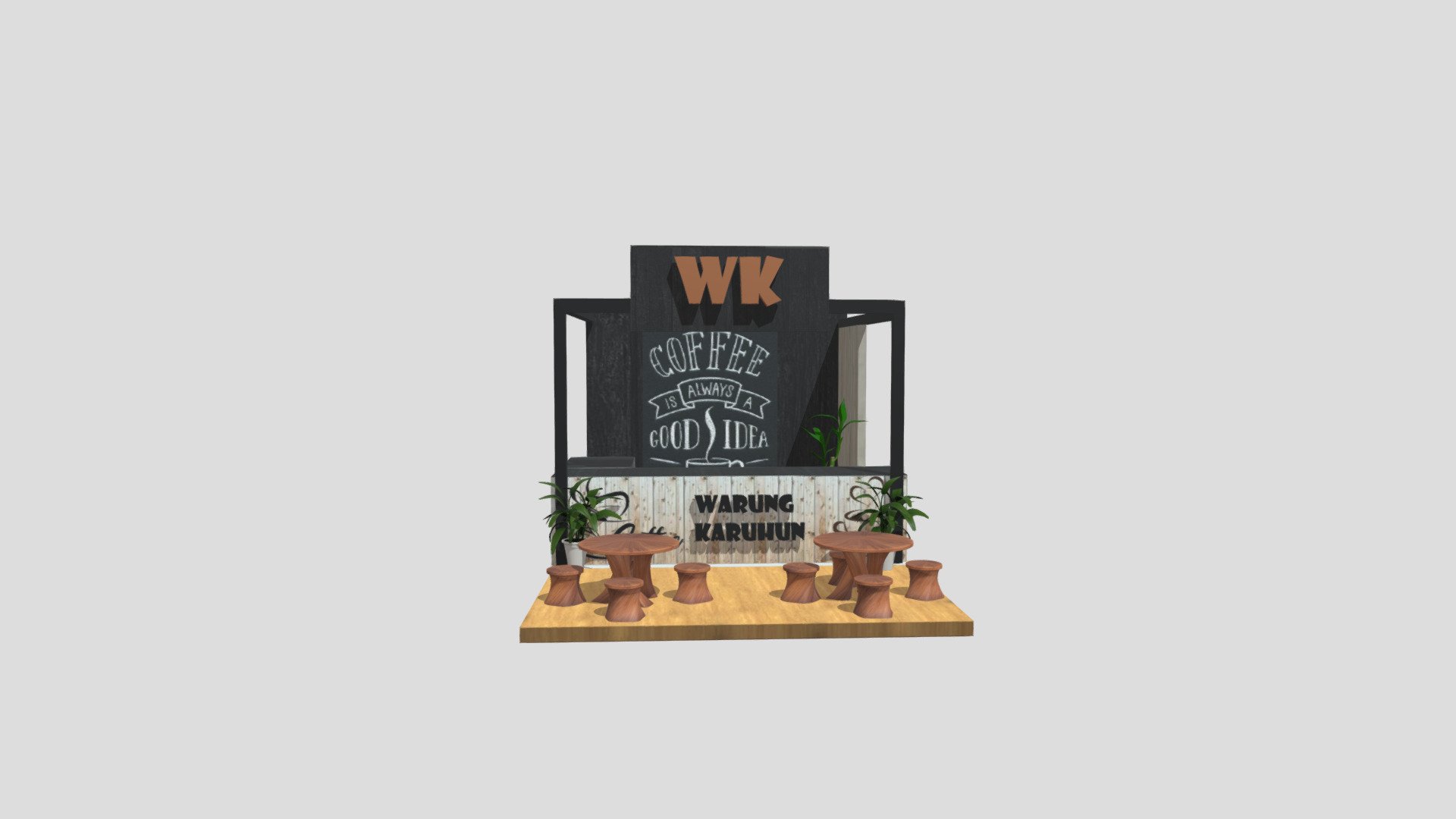 Warkop - 3D model by rahmatfirdaus92 [1a82f30] - Sketchfab