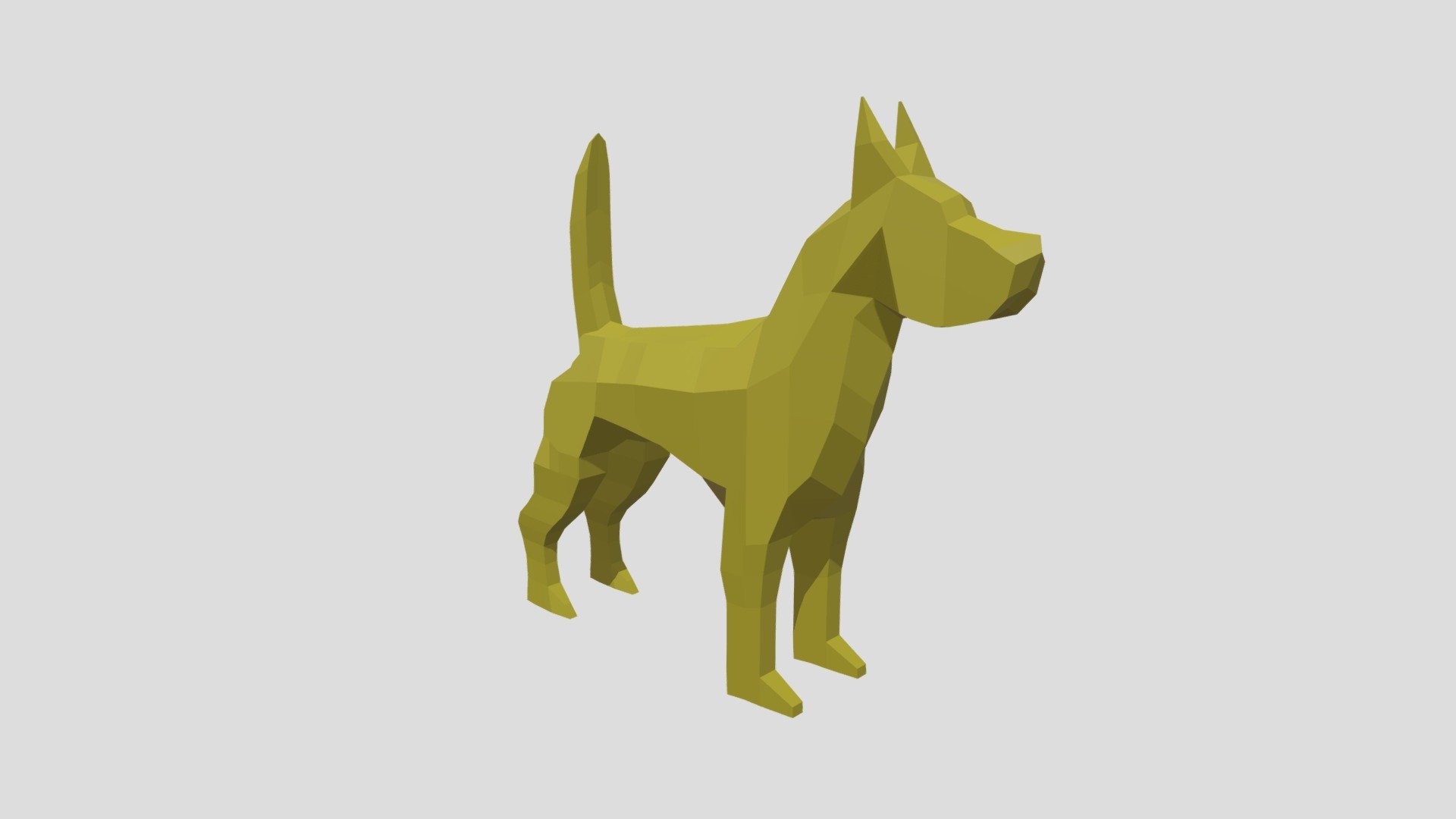 Low Poly Dog(Free Download) - Download Free 3D model by ouz209 [1a85375 ...