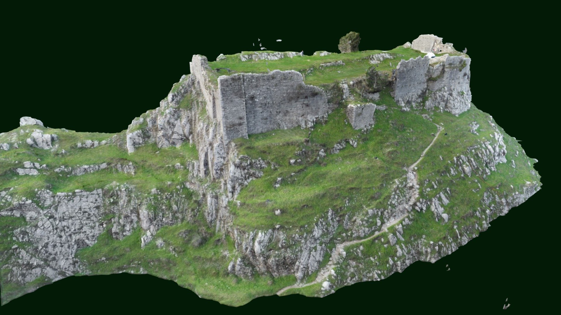 Rocca di Lucchio - 3D model by ITALYART [1a8568b] - Sketchfab