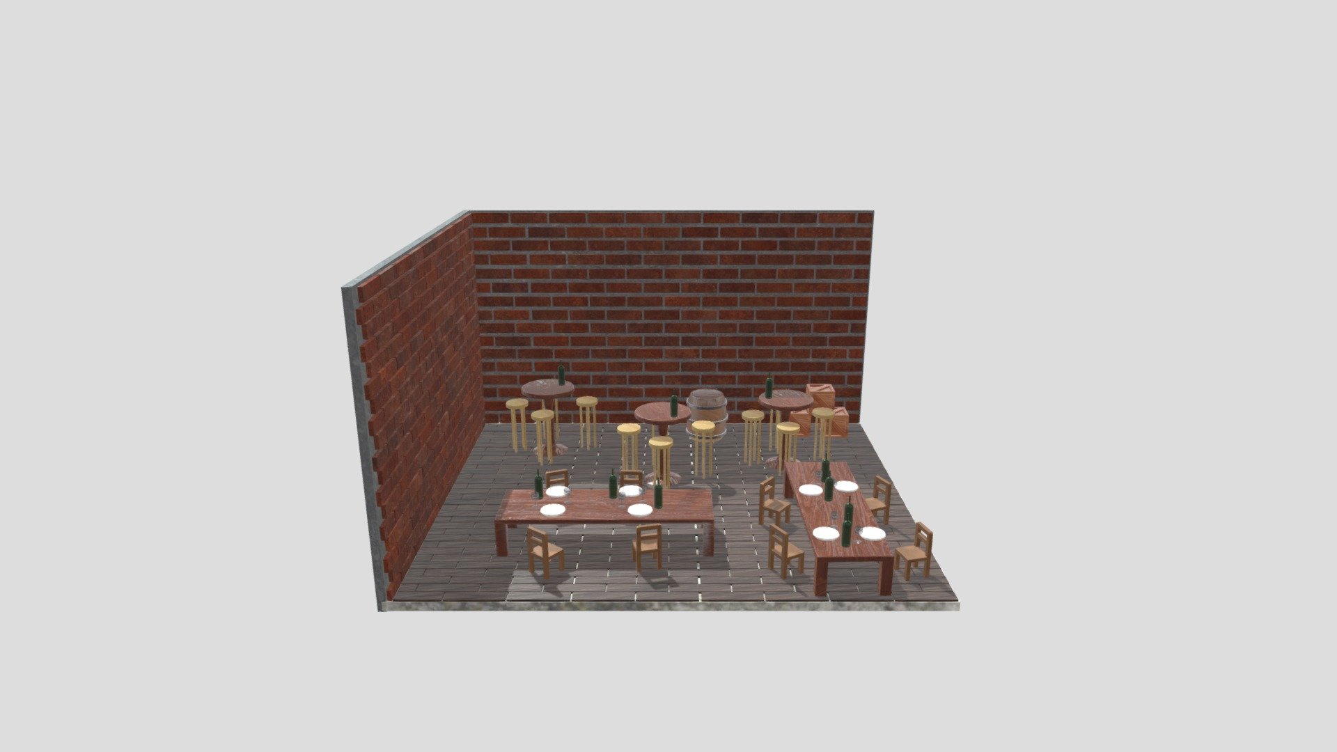 Medieval Scene - 3D model by LuccaMaraucci [1a861d3] - Sketchfab