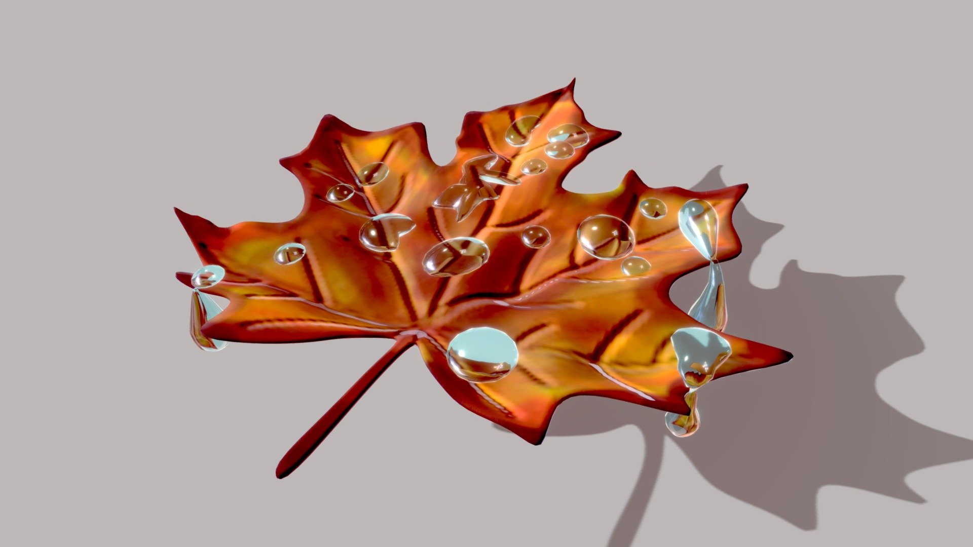 Dry leaf - Download Free 3D model by Antonio Rossini (@Rox3d) [1a87cfb ...