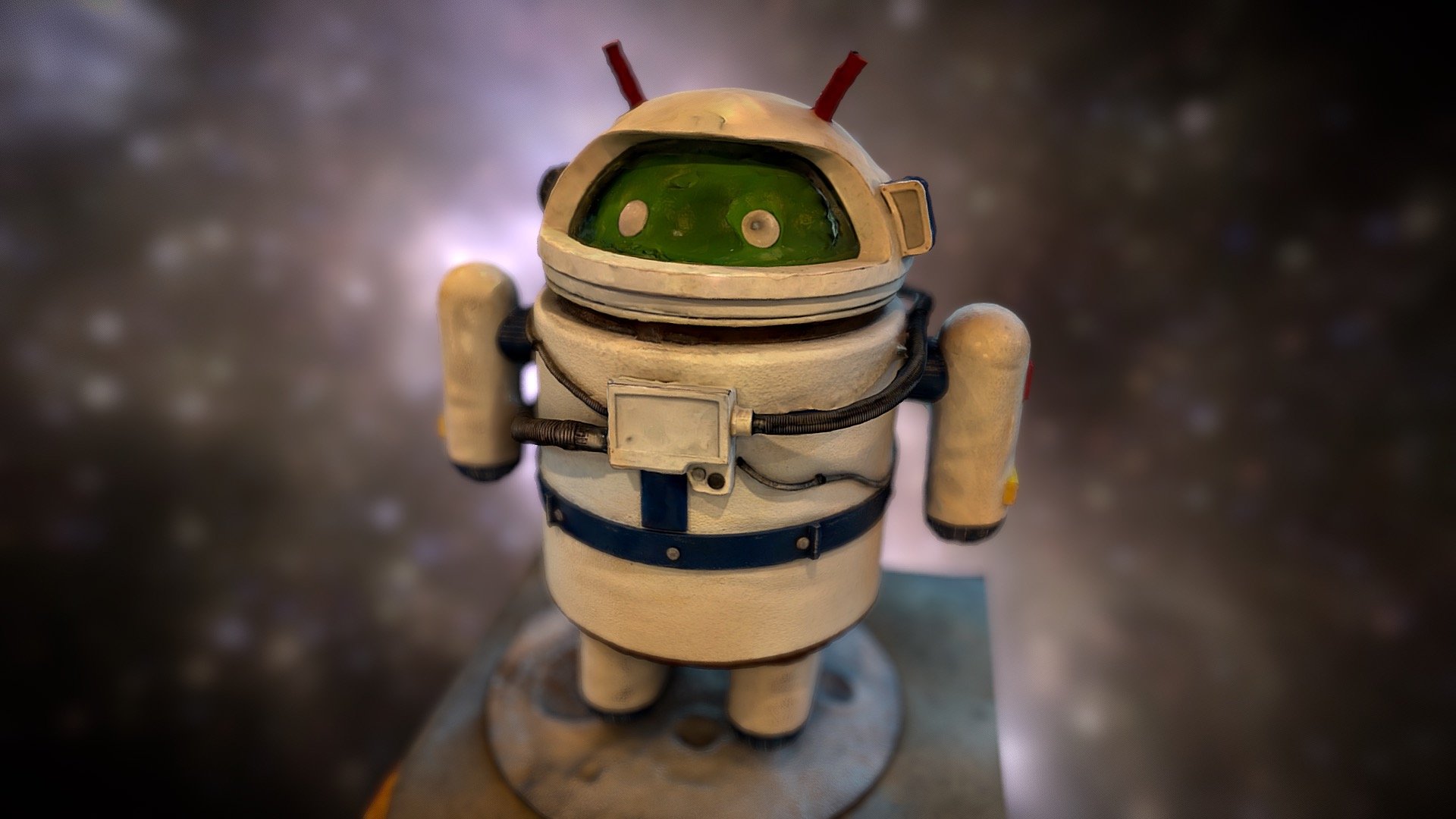 Astronaut Android Statue 3D Scan - 3D model by bilawal [1a87f06 ...