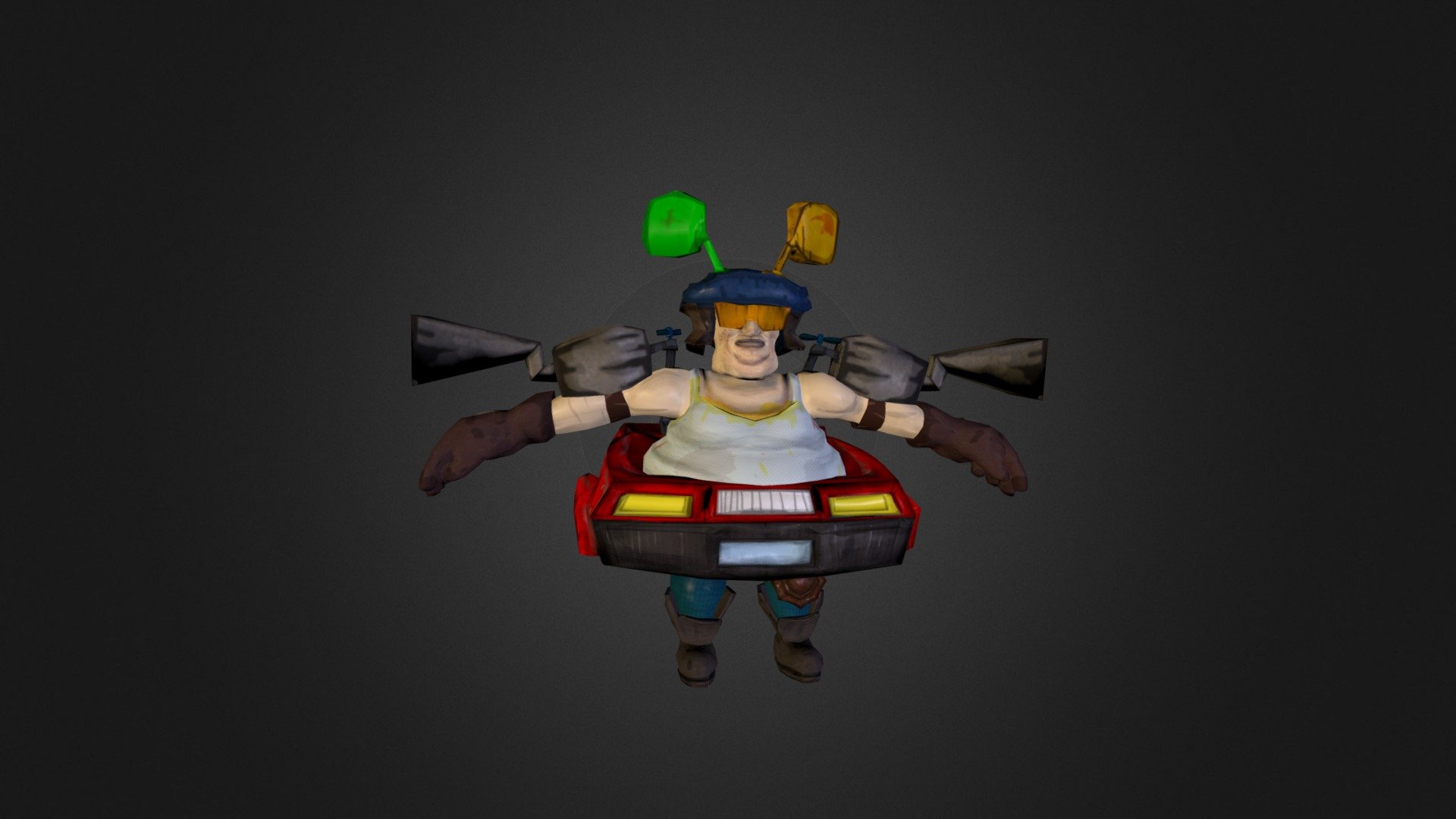 Chinchilla Man - 3D model by eladosfalk [1a888e3] - Sketchfab