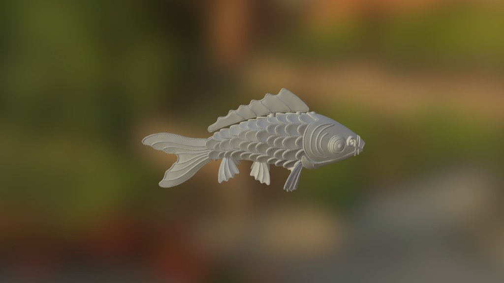 Koi Fish - 3D model by FacFox (@michaeledi) [1a8b410] - Sketchfab