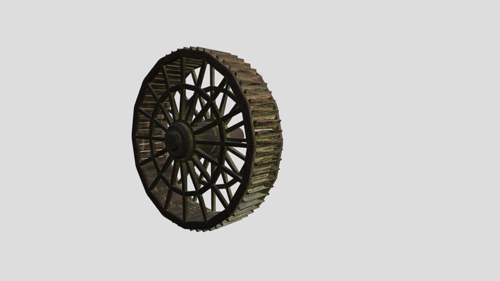 Waterwheel 3D models - Sketchfab