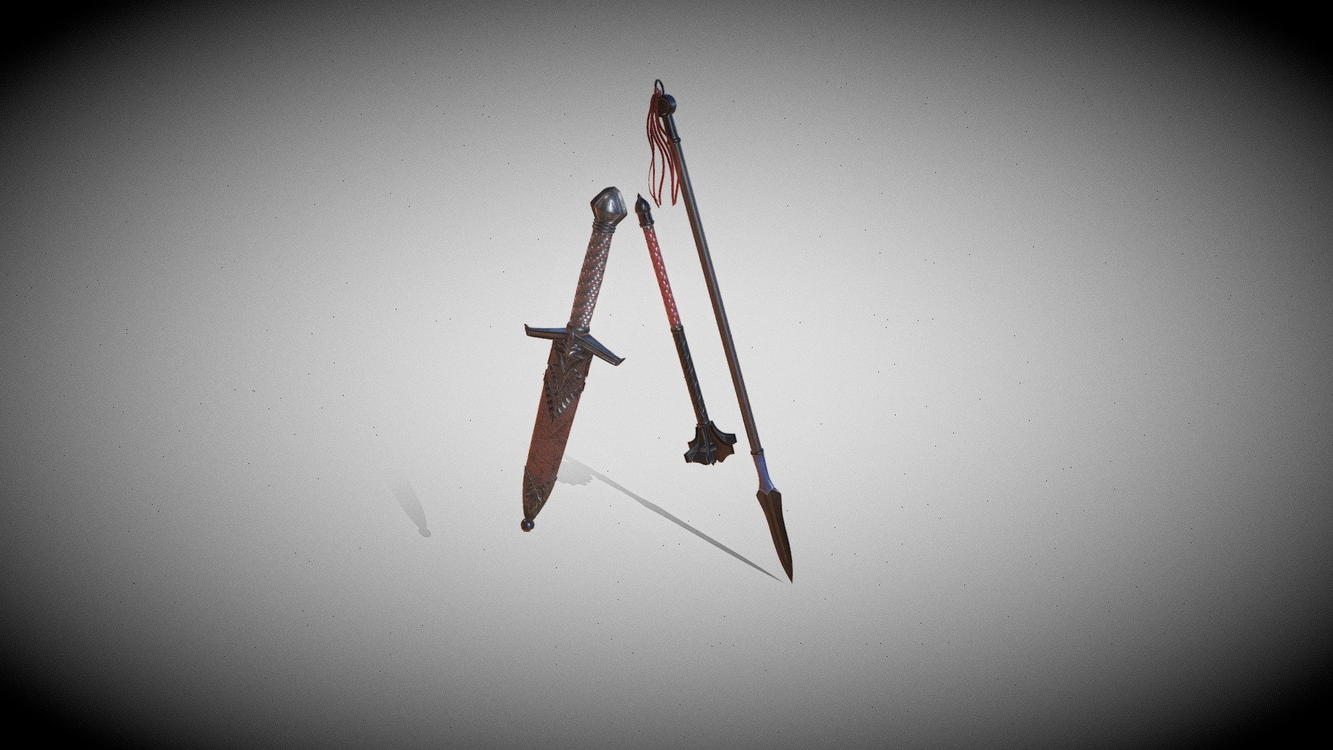 Wepon gaming props - 3D model by mayur malviya (@phelvanmunna) [1a8ea93 ...