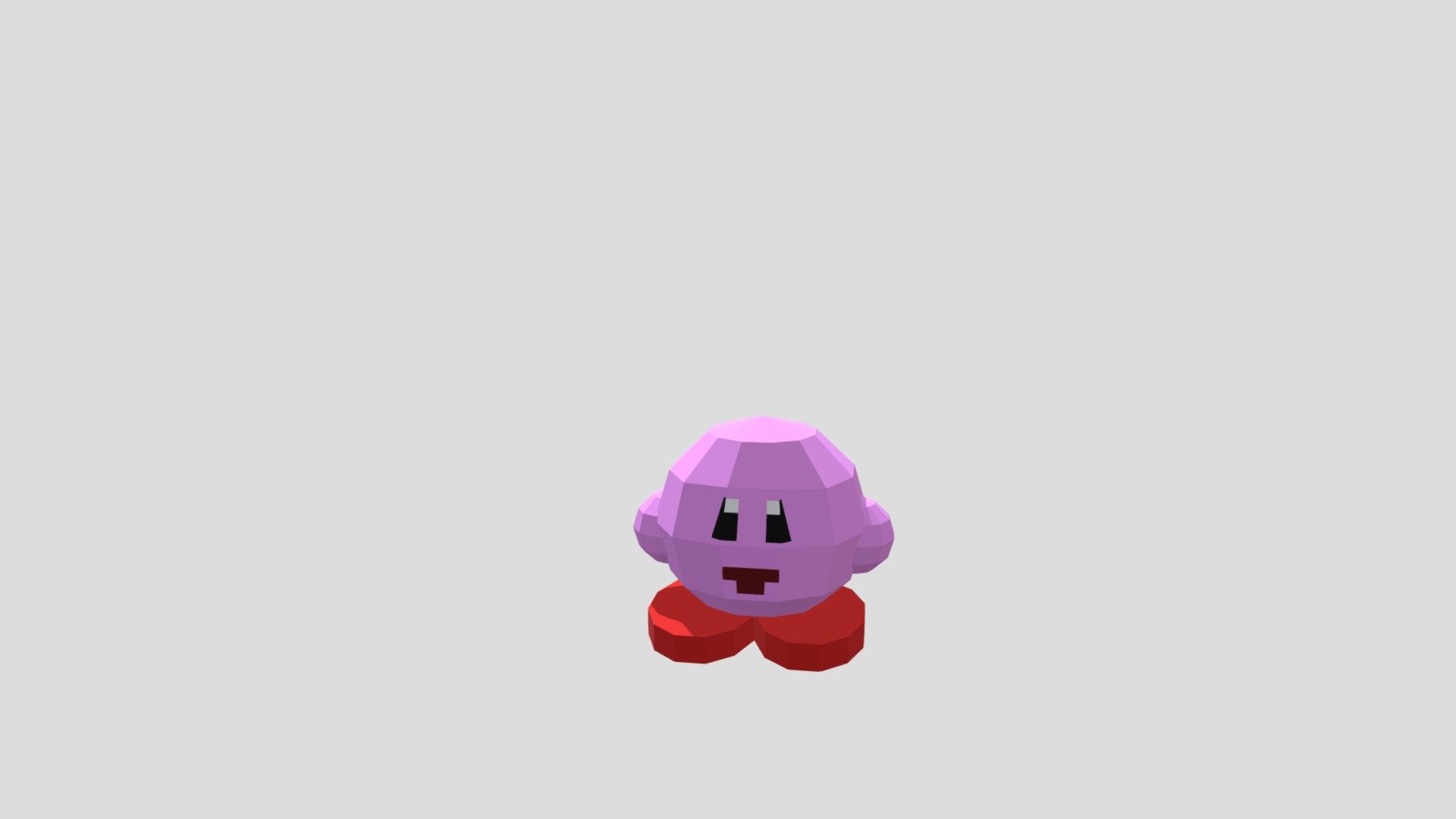 Minecraft Kirby - 3D model by Vaporeon193 [1a8ed88] - Sketchfab