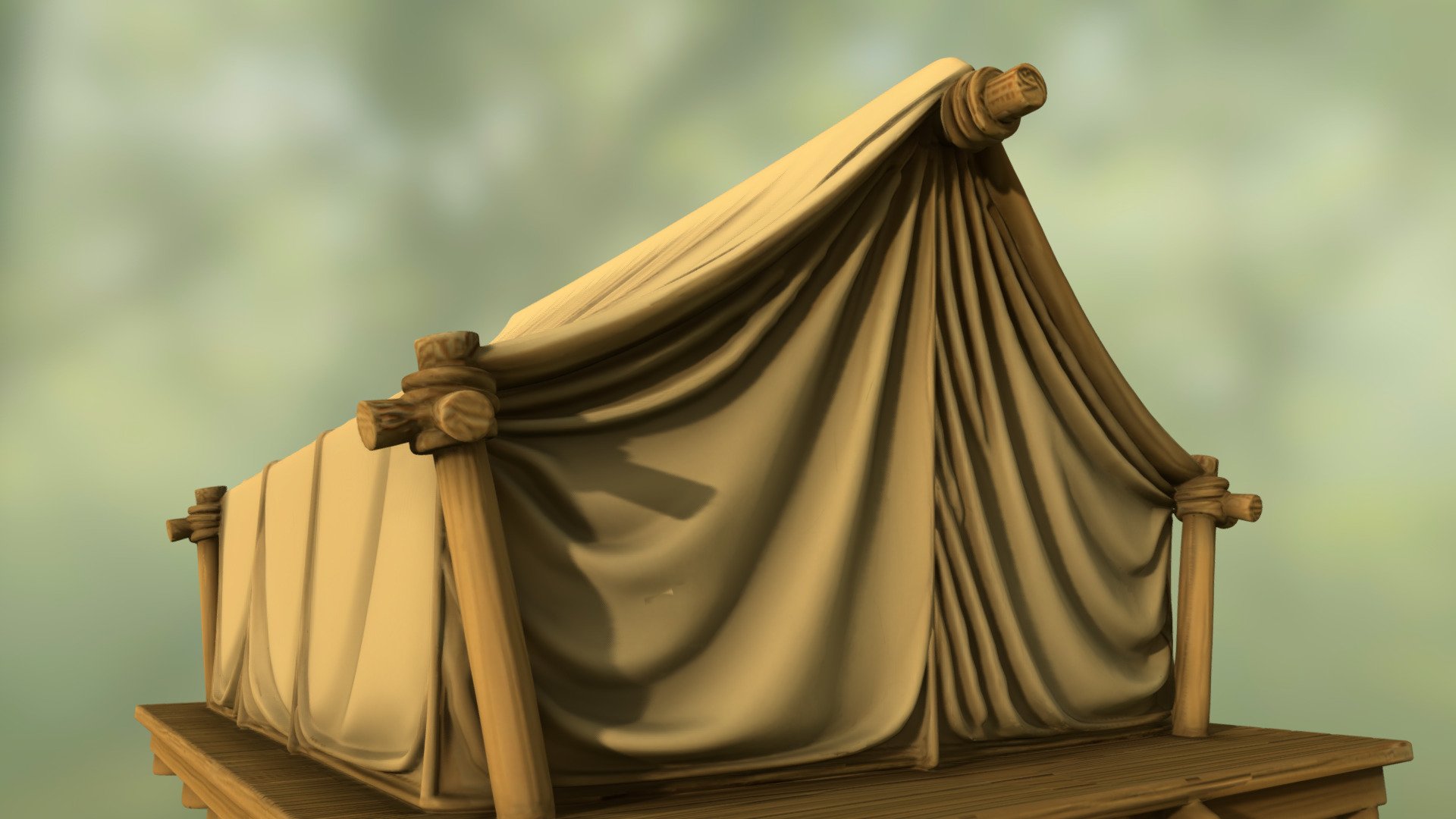 19th Century Explorer’s Tent - Download Free 3D model by ARTEL_3D ...