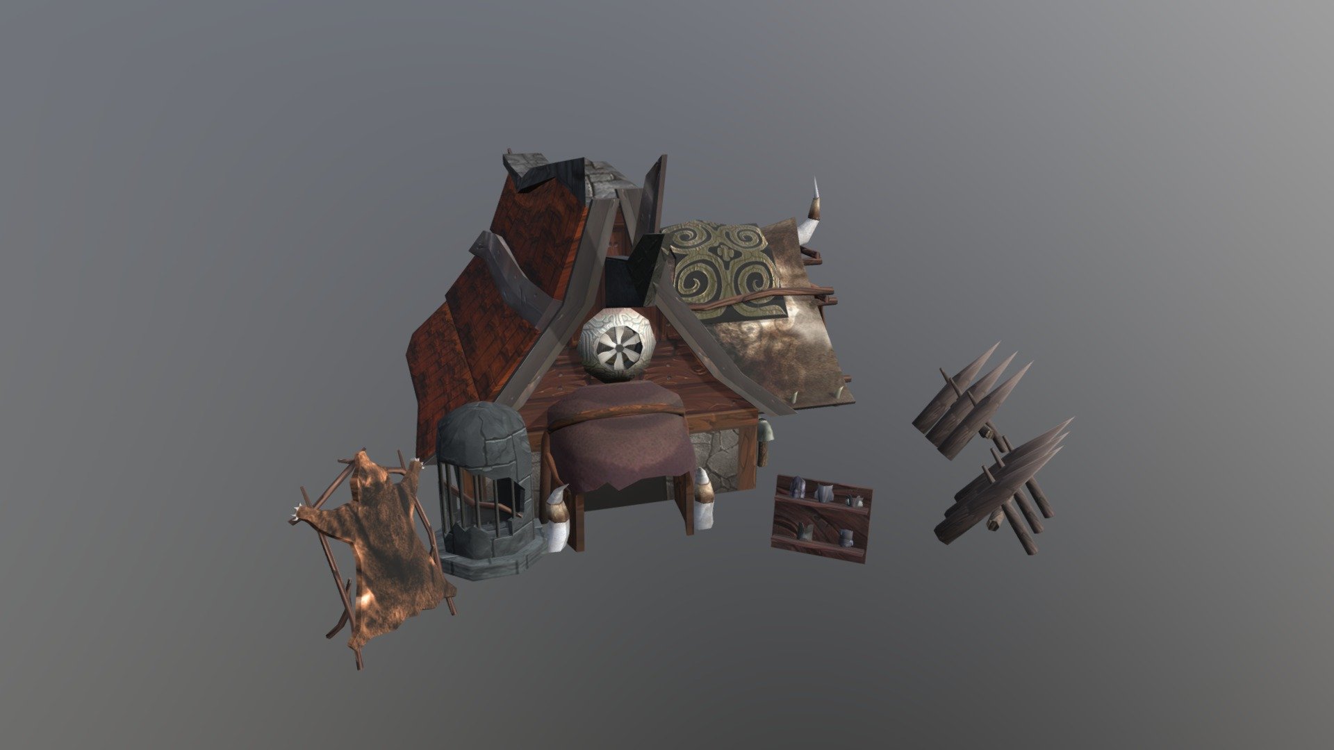 Hunter House - 3D model by Chun.Ying.Cheng [1a8f3e3] - Sketchfab