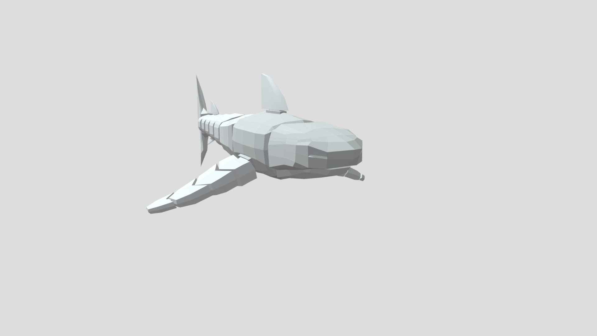 shark bot - 3D model by ganotiX [1a91dcb] - Sketchfab