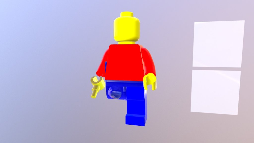 Lego Man - 3D model by Ian Dowson (@eonie316) [1a938ed] - Sketchfab