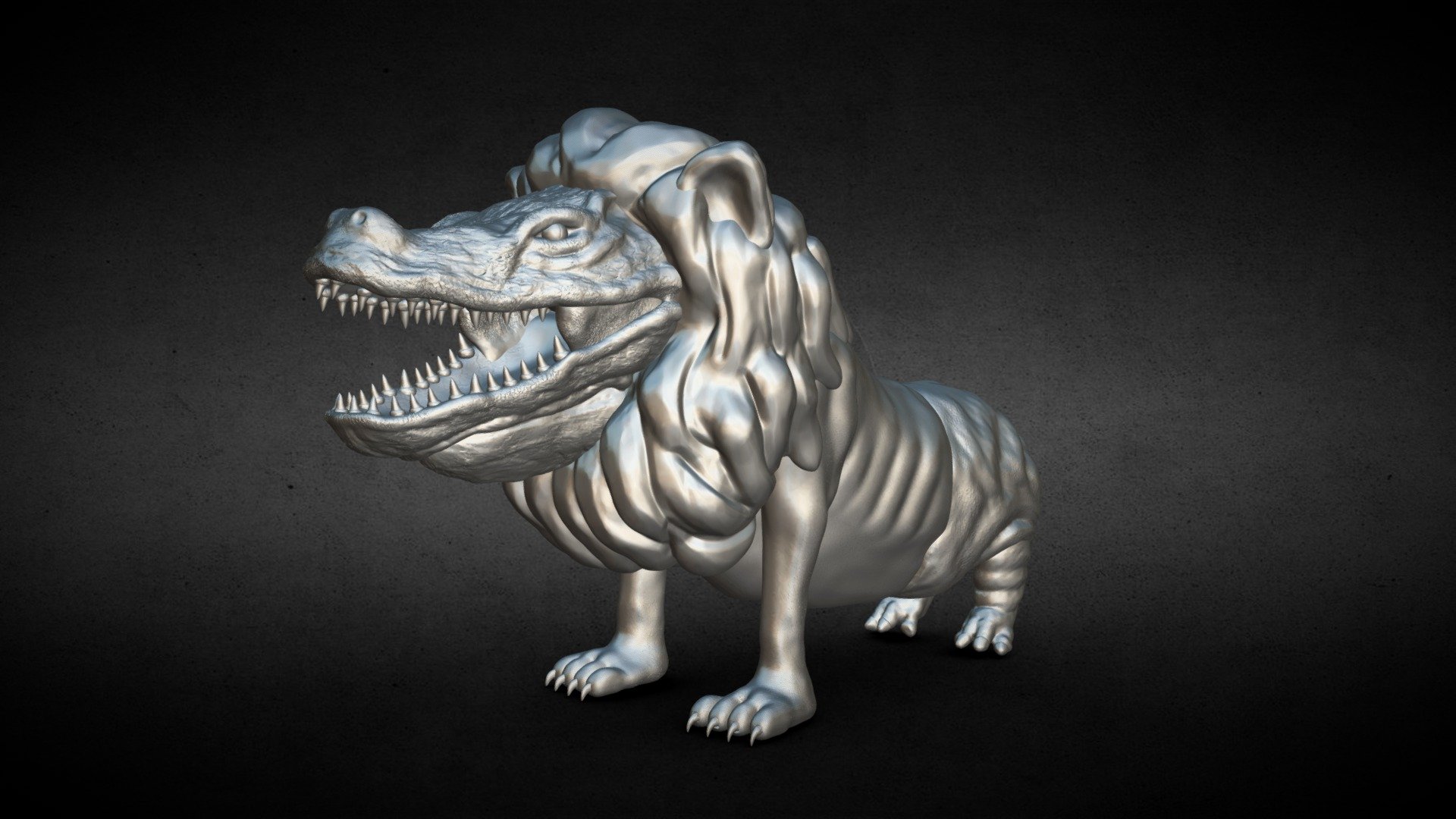 Day 15 Ammit #Sculptjanuary19 - Buy Royalty Free 3D model by paburoviii ...